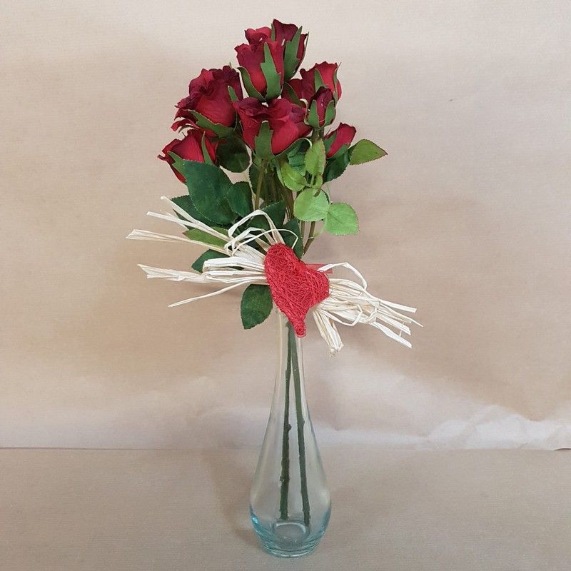 Gerro Roses Sant Valentí — Flors Catalunya